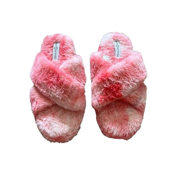 Treasure & Bond | Shoes | Treasure Andbond Pinkfurry Criss Cross ...